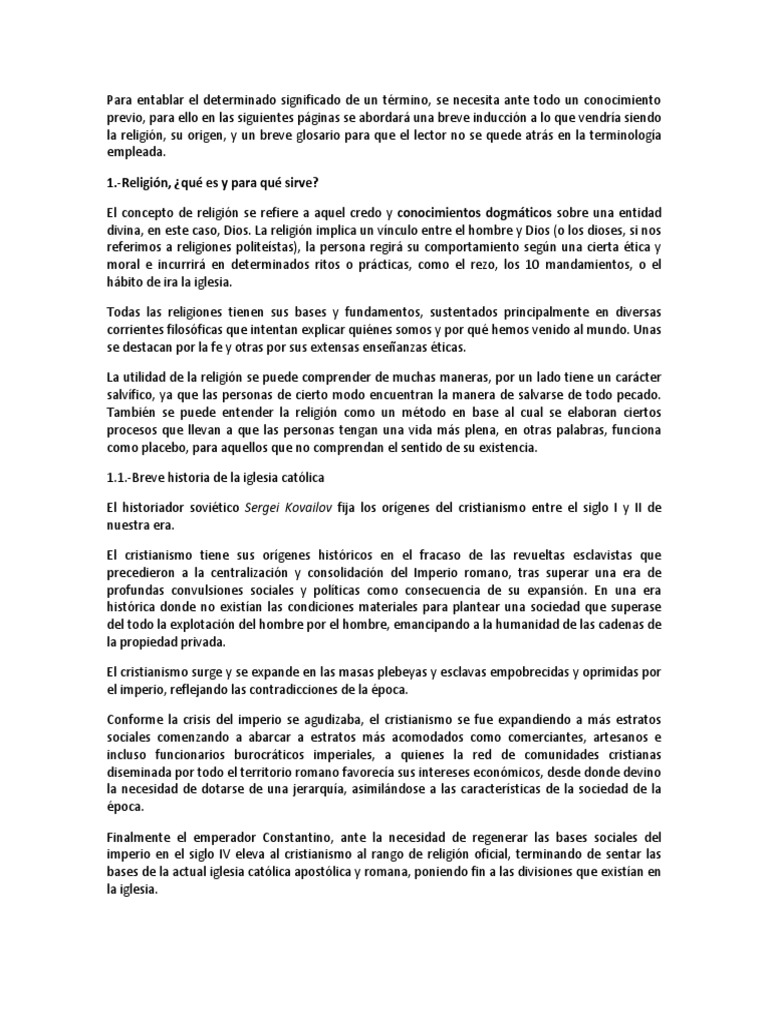 Introducción A La Teología y Los Dogmas | PDF | Dogma | Doctrina