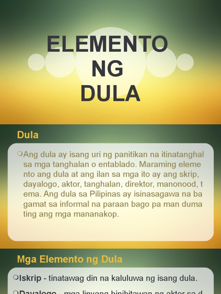 Elemento NG Dula | PDF