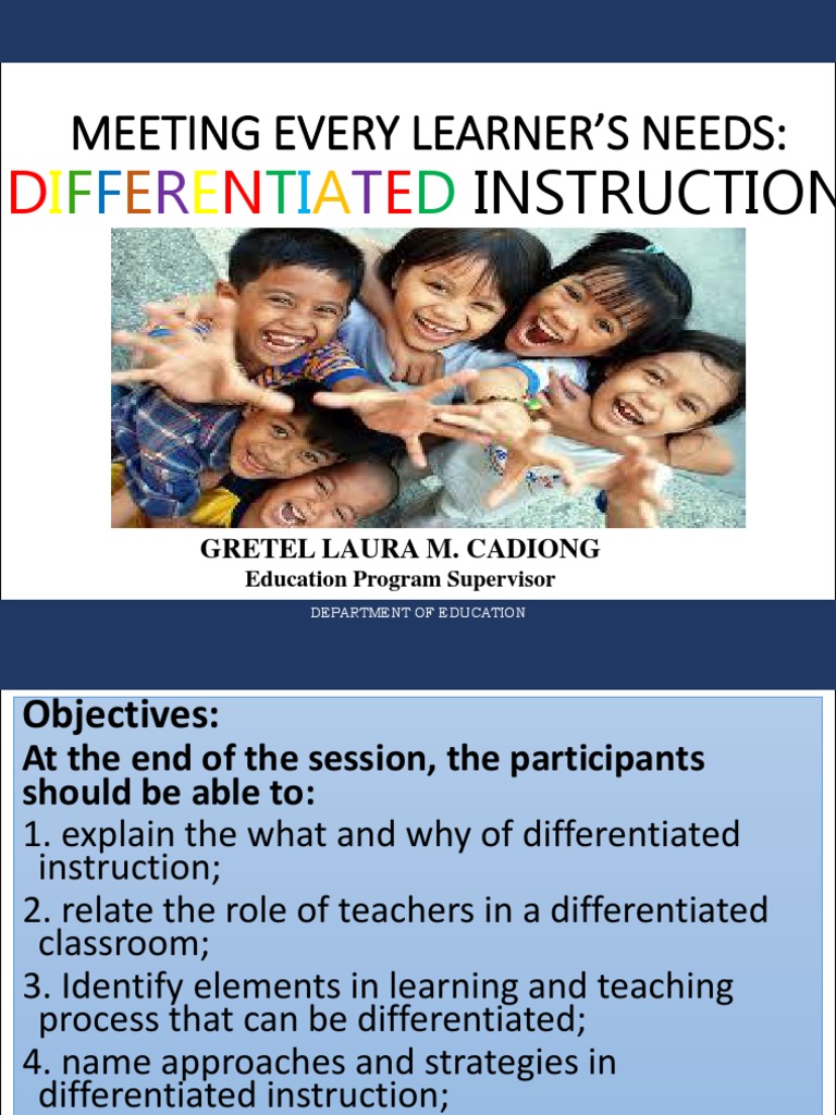 DI Powerpoint | PDF | Differentiated Instruction | Neuropsychology
