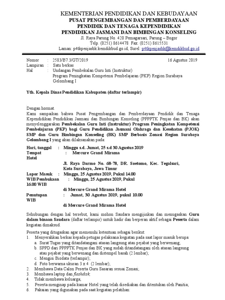 SP Guru Inti - Region SBY - Gel 1 | PDF