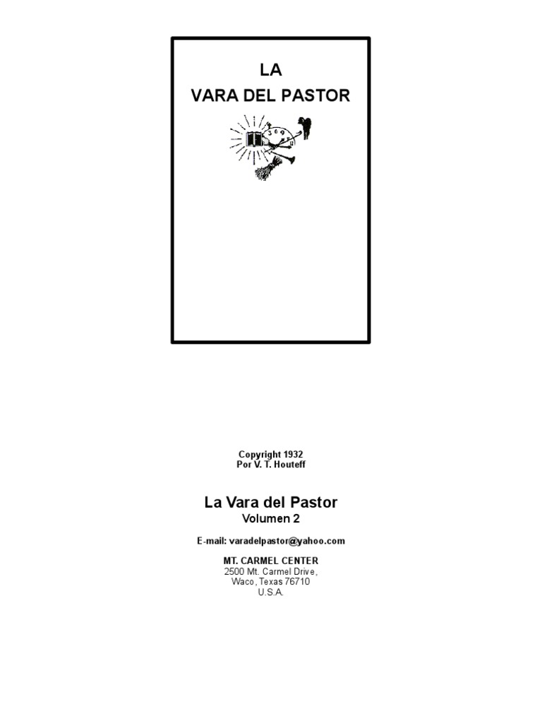 La Vara Del Pastor Vol 2 PDF | PDF | Cristo (título) | Profeta