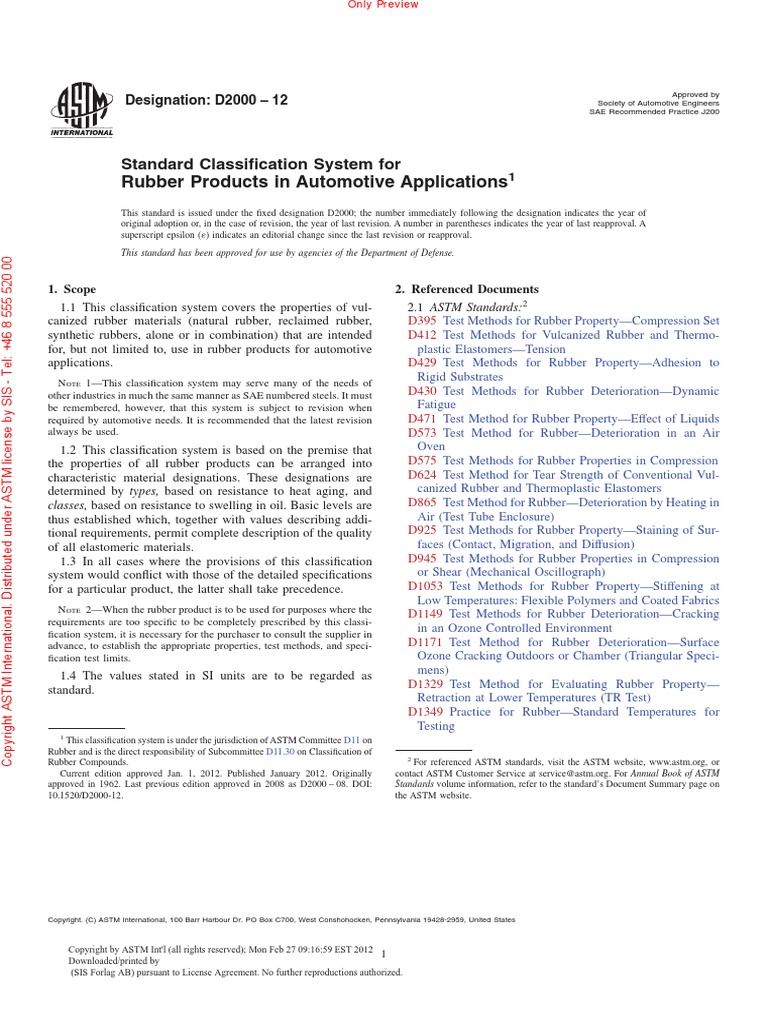 ASTM Code | Download Free PDF | Elastomer | Ultimate Tensile Strength