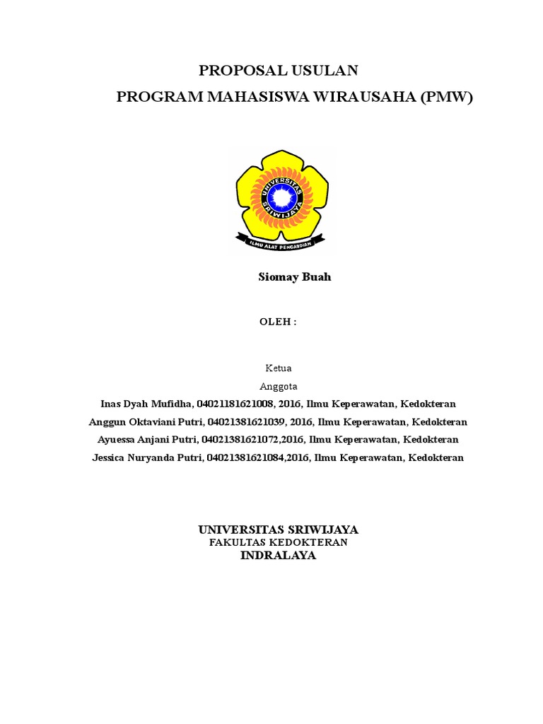 Format Proposal PMW 2017 Fix2 | PDF