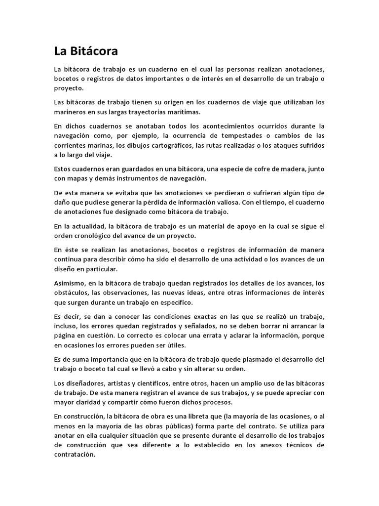 Bitacora Pdf Grabador De Vuelo Información