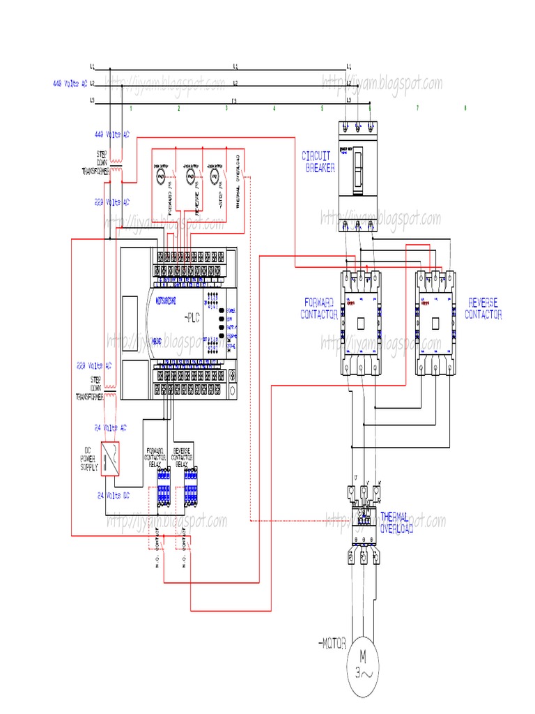 Mitsubishi PLC Forward Reverse Motor Control Signed PDF | PDF