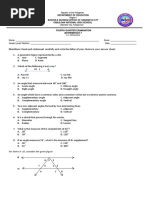Grade 7 Math 4th Quarter Exam 2022 | PDF