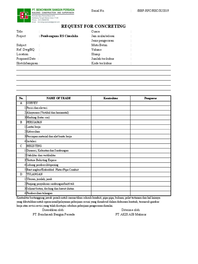 Form Pengecoran | PDF