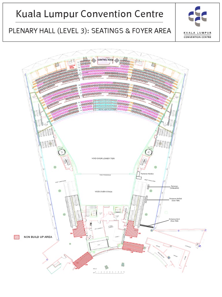 KLCC Plenary Hall Seating Overview | PDF