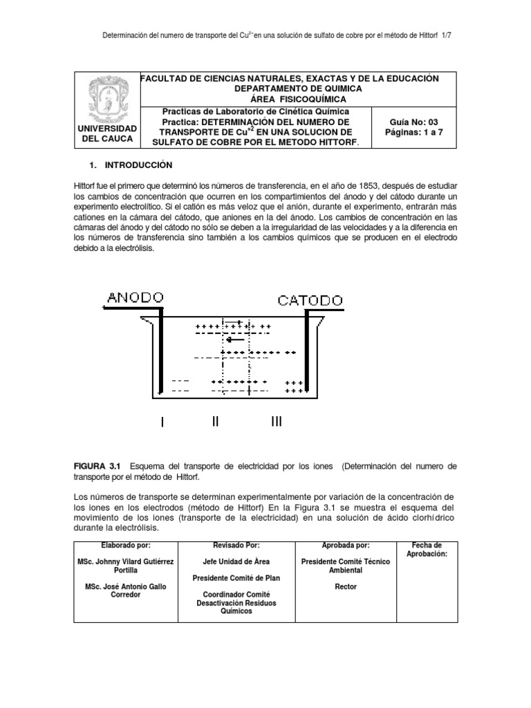 Determination of the transport number of Cu2+ ions in a copper sulfate ...