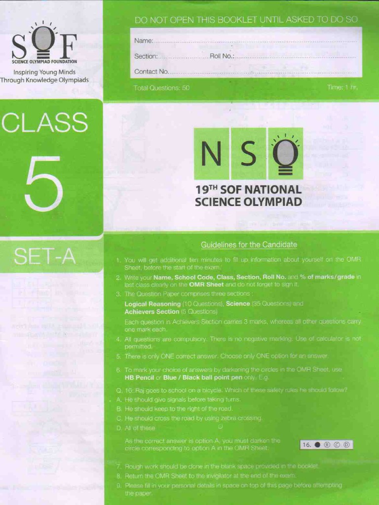 5.nso Class 5 | PDF