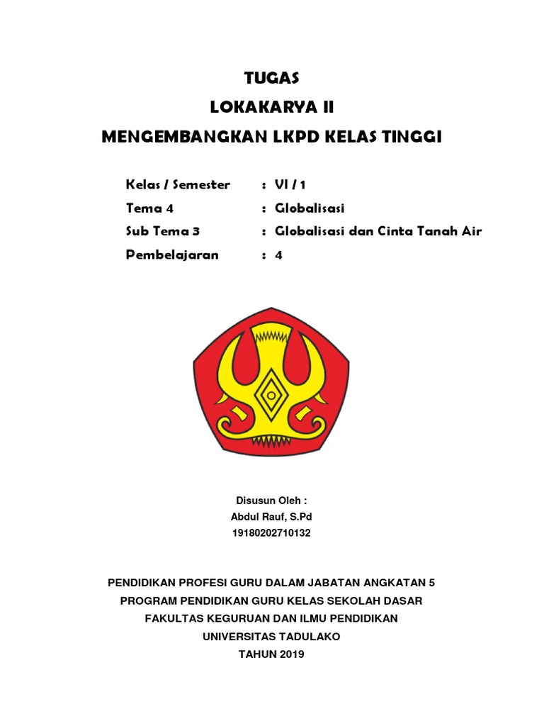 LKPD PPG Abdul Rauf | PDF