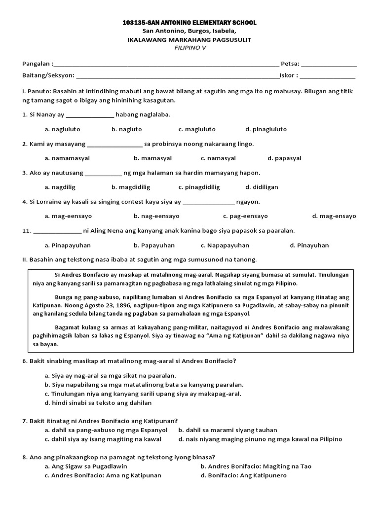 Filipino - Q2 Ygho | PDF