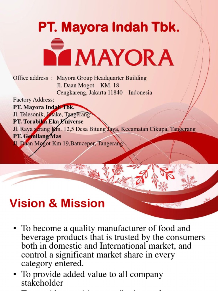 PT Mayora | PDF | Coffee | Drink
