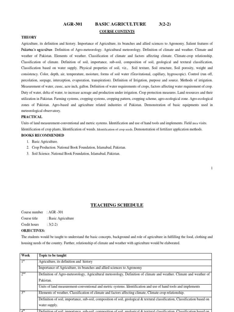 Basic Agriculture | PDF | Soil | Climate