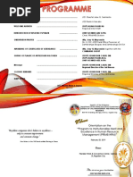Induction and Oath Taking Ceremony Program Flow | PDF | Educational ...