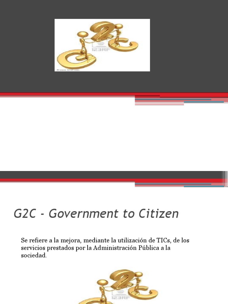 G2C - Government To Citizen | PDF | Gobierno E | Informática