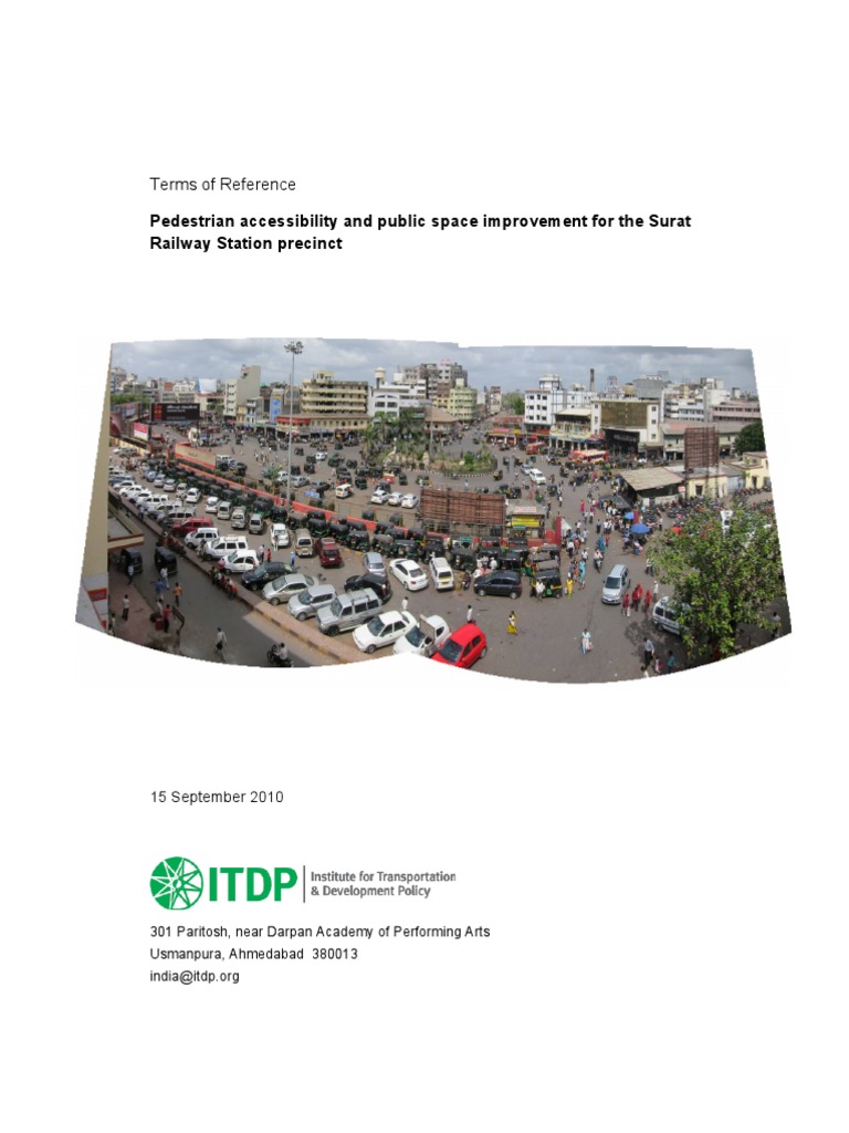 Surat Railway Station TOR CK & HB 100909 | PDF | Parking | Traffic