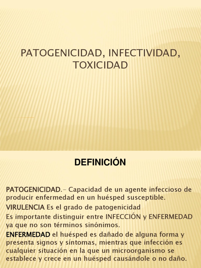 Patogenicidad 1 | PDF | Las bacterias | Infección