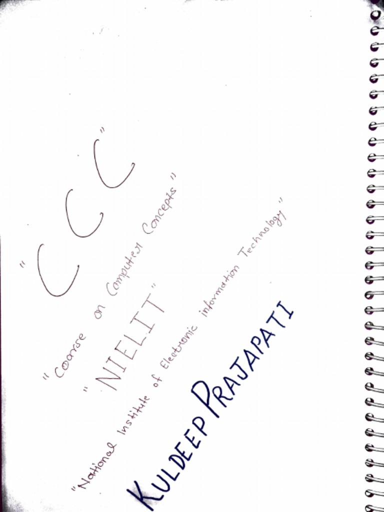CCC Notes by Kuldeep | PDF