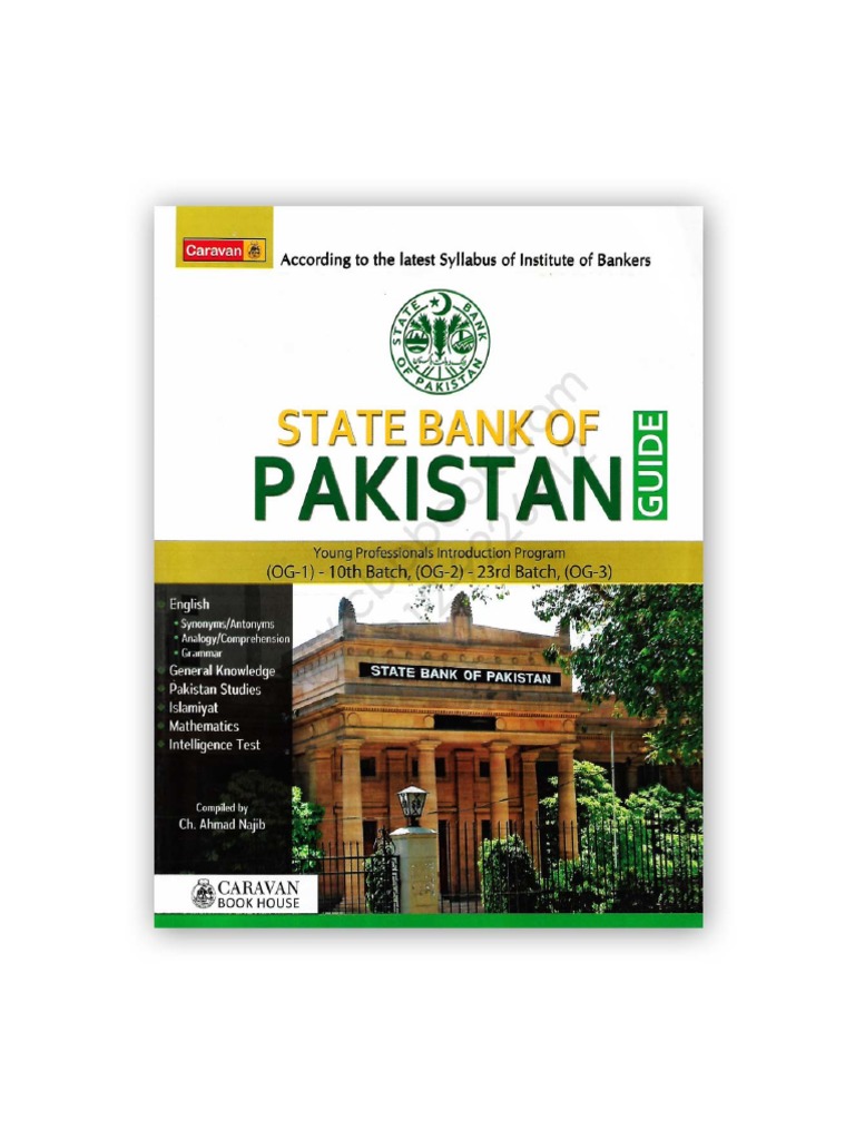 State Bank of Pakistan Guide (Og1 Og2 Og3) - Caravan Book | PDF