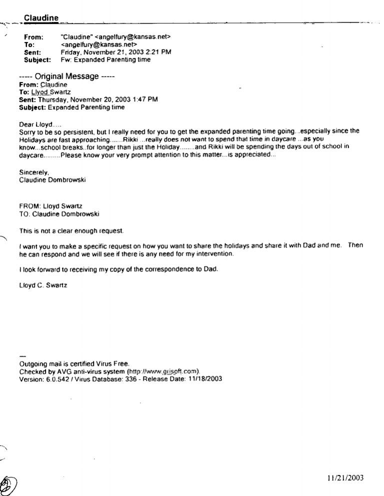 2003 Nov - em - L.swartz 4 PT W Mom 1 | PDF | Business
