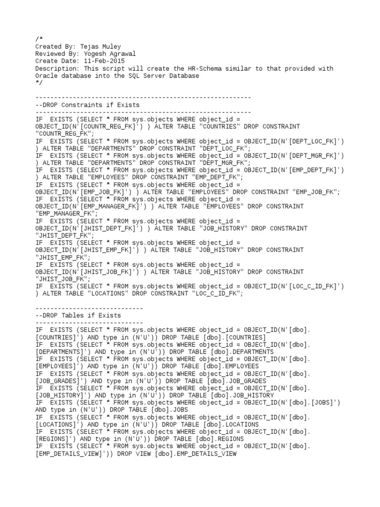 HR Schema | PDF | Information Retrieval | Scientific Modeling