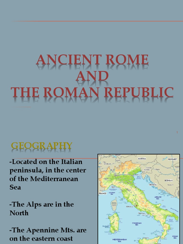 Overview of Rome PowerPoint | PDF | Ancient Rome | Roman Republic