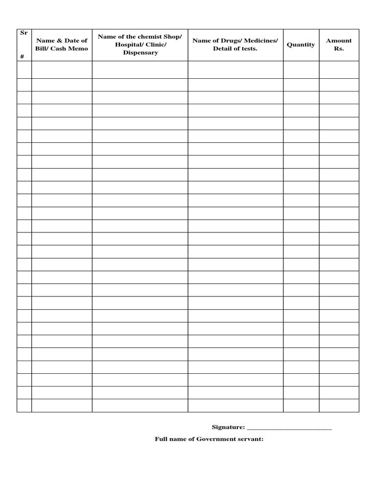 Medical Reimbursement Form | PDF | Hospital | Medicine