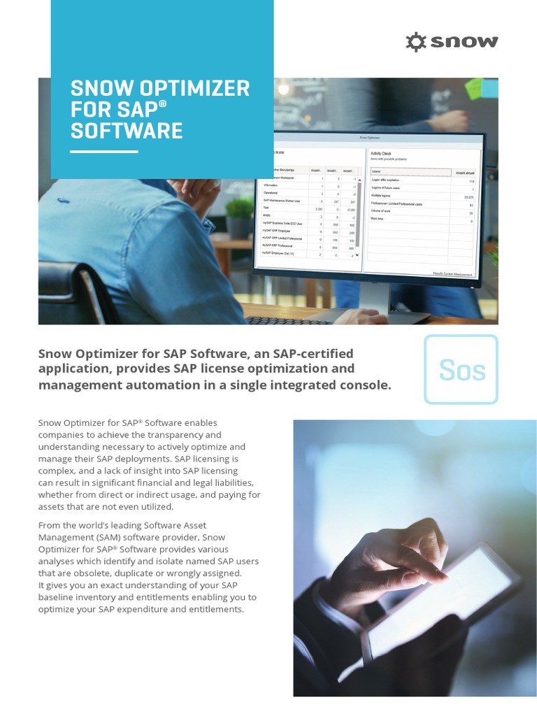 Snow SAP Optimizer | PDF | Sap Se | Cloud Computing
