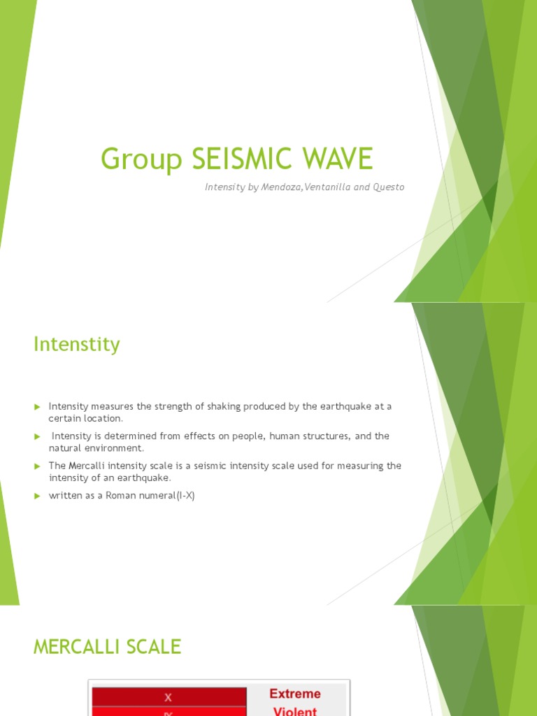 Seismic Wave Report | PDF
