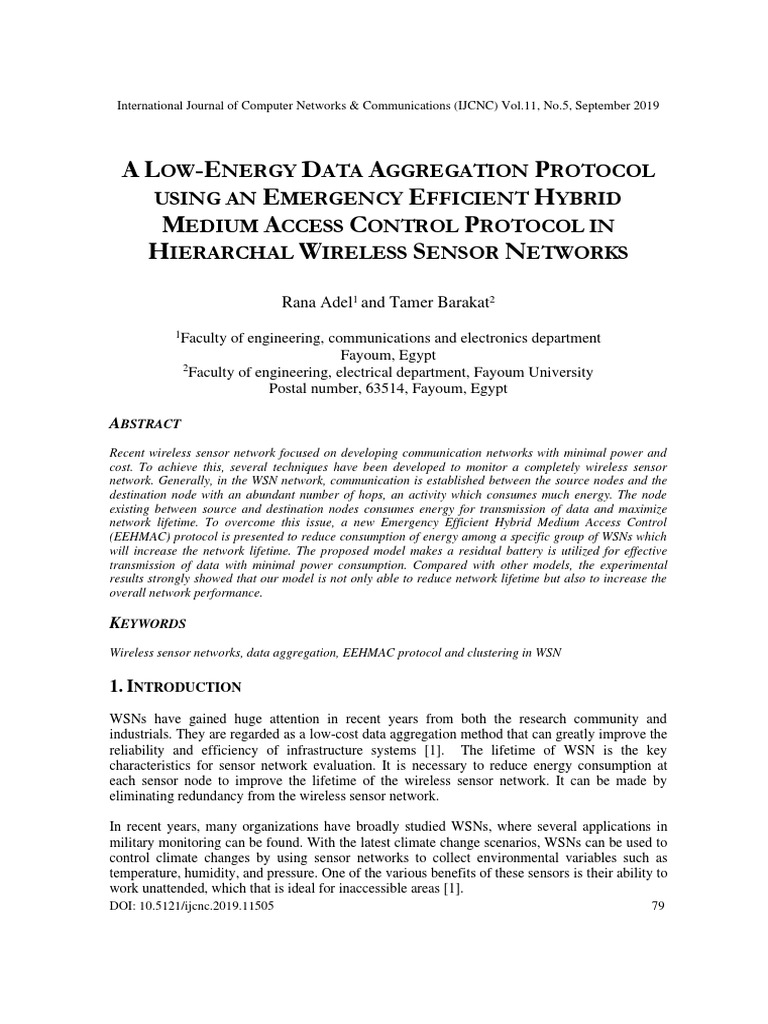 A Low Energy Data Aggregation Protocol Using An Emergency Efficient Hybrid Medium Access Control