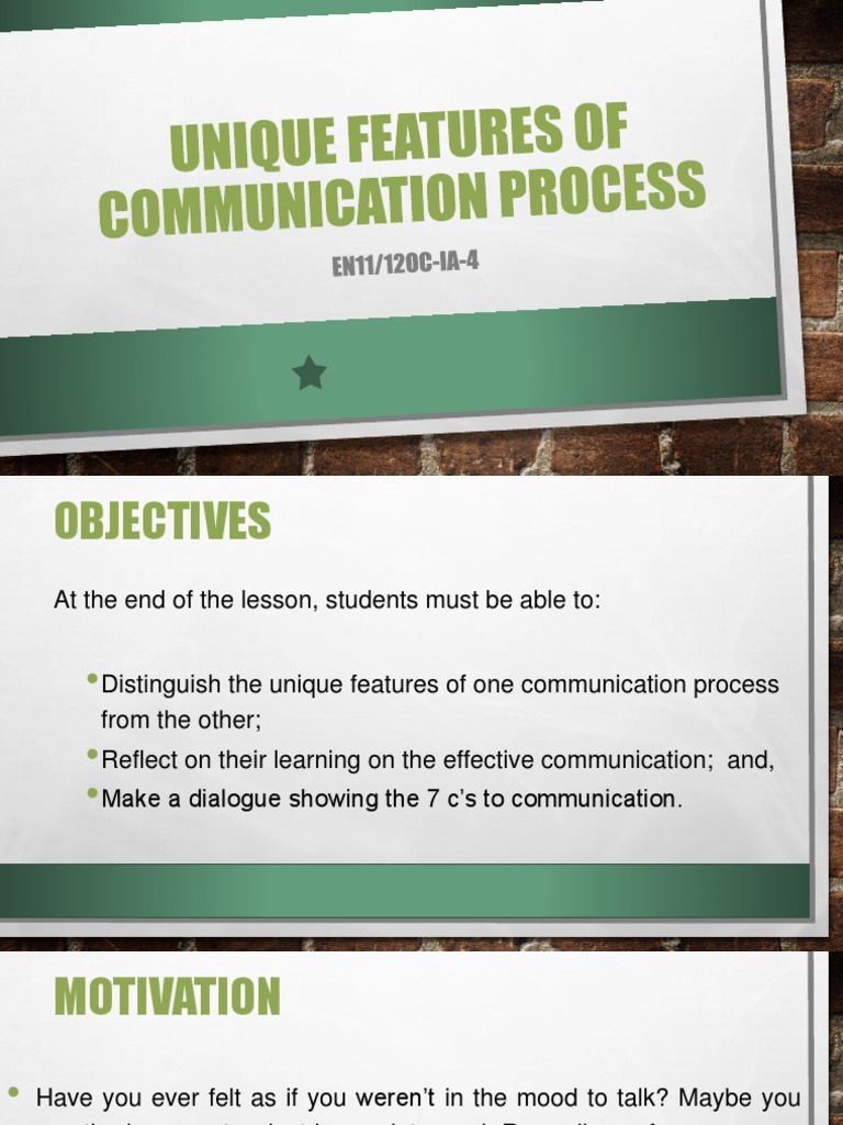 Unique Features of Effective Communication | PDF | Emotions | Communication