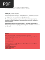 Pormal at Di Pormal Na Salita | PDF