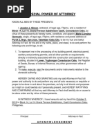 Land Use Authorization Letter | PDF