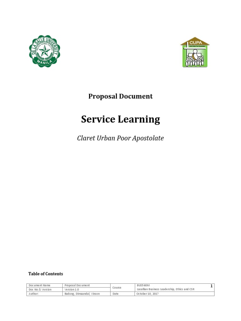 Service Learning | PDF | Logos | Persuasion