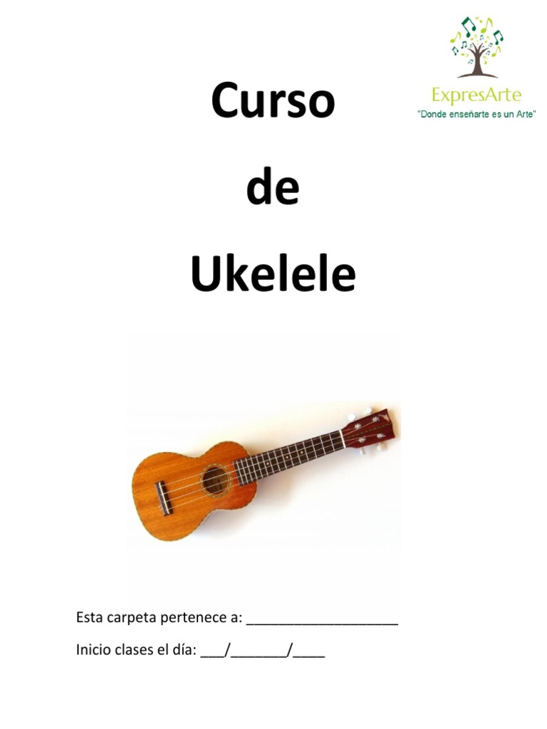 Curso de Ukelele | PDF | Notación musical | Acorde (Música)