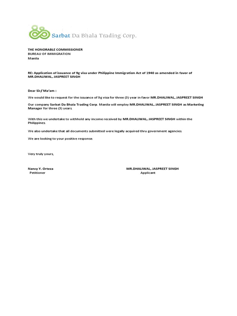 Bi Letter Request and Cert C | PDF | Identity Document | Employment