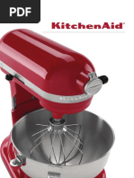 KitchenAid KSM5 Mixer Service Manual | PDF | Gear | Electric Motor