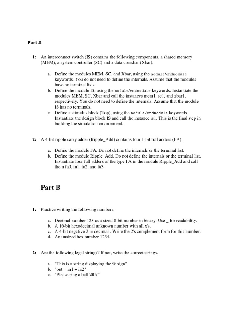 Define System Controller In Verilog Pdf Array Data Structure 9210