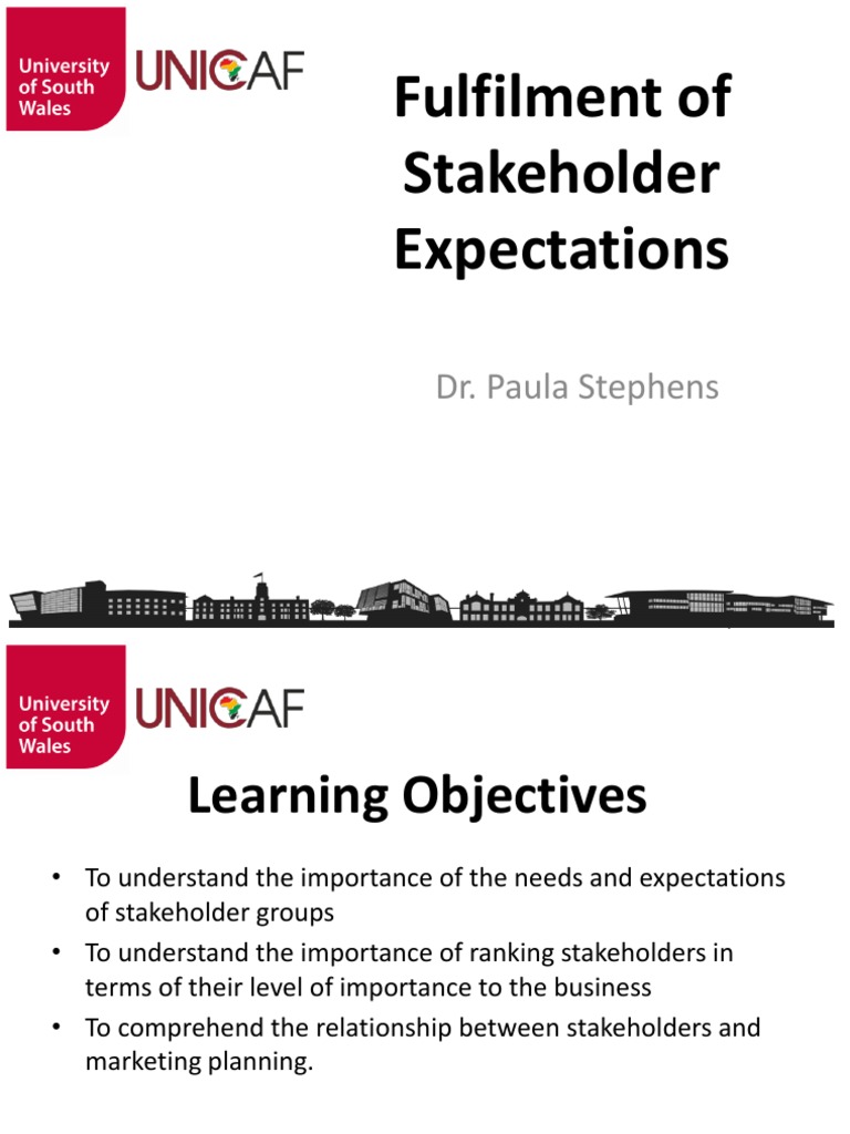 Week 6 Stakeholder Expectations - Scenario Building and Forecasting ...