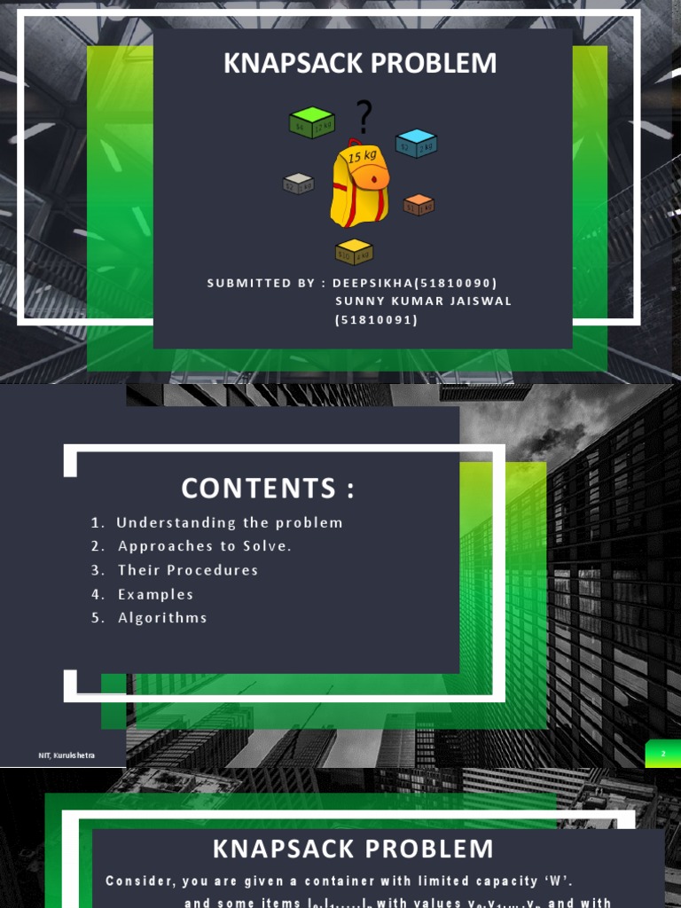 Knapsack Problem | PDF | Algorithms | Mathematics Of Computing