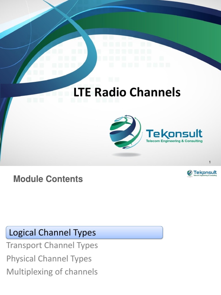 04 - LTE Radio Channels | Download Free PDF | Multiplexing | Physical ...