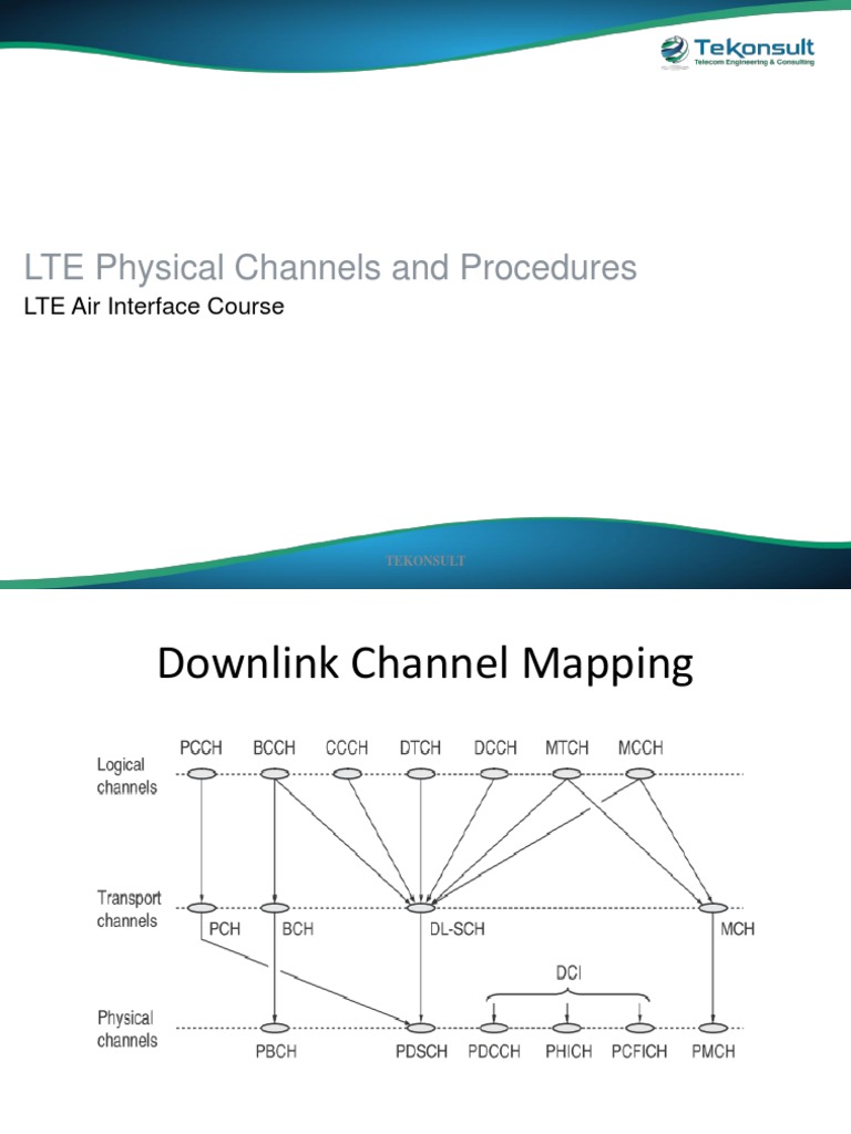 05 - LTE Physical Channels and Procedures | PDF | Modulation | Duplex ...