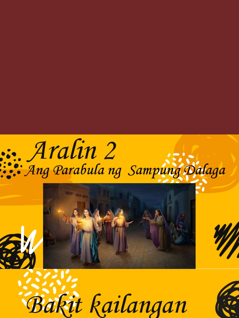 CAF - Ang Parabula NG Sampung Dalaga | PDF