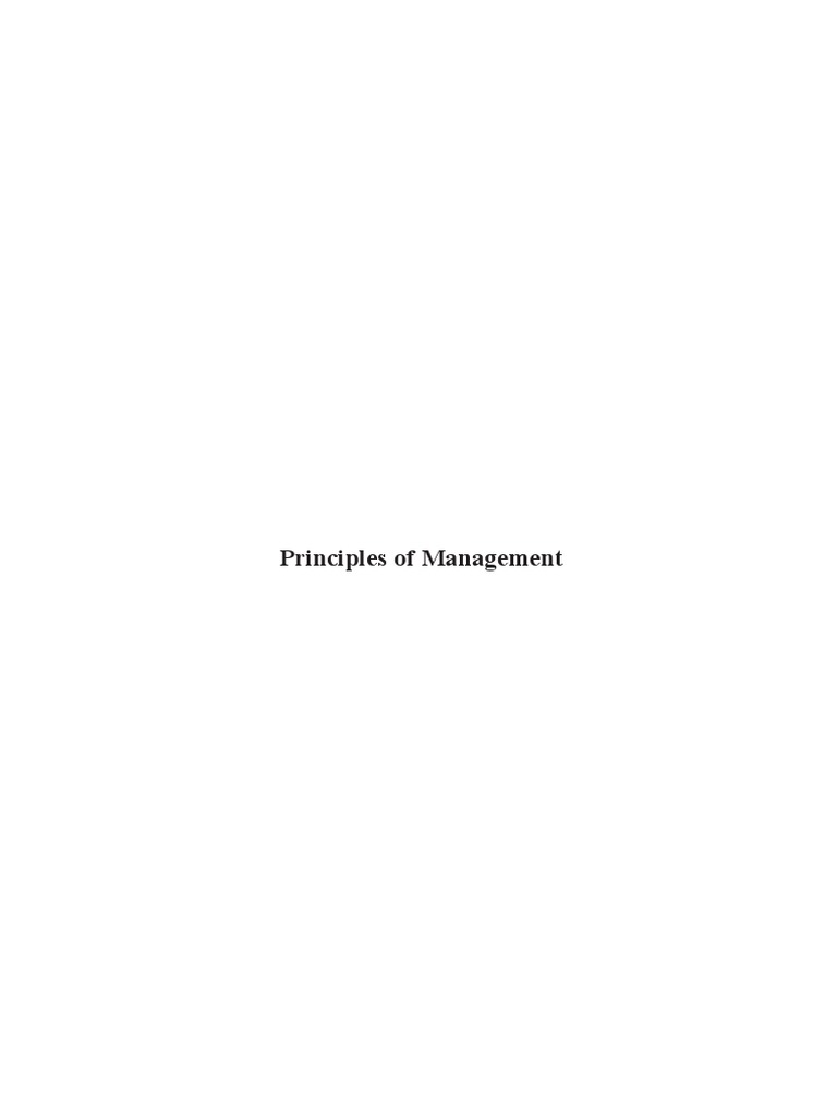 Principles of Management PDF | PDF | Leadership | Motivation