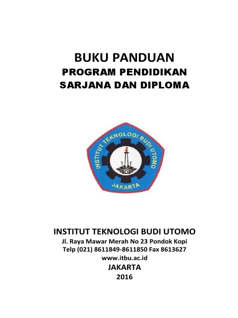 PEDOMAN AKADEMIK INSTITUT TEKNOLOGI BUDI UTOMO | PDF