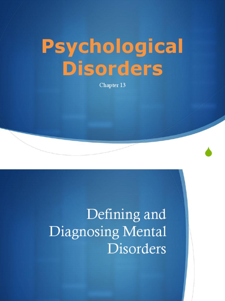 Abnormal Psychology Disorders | PDF | Anxiety Disorder | Obsessive ...