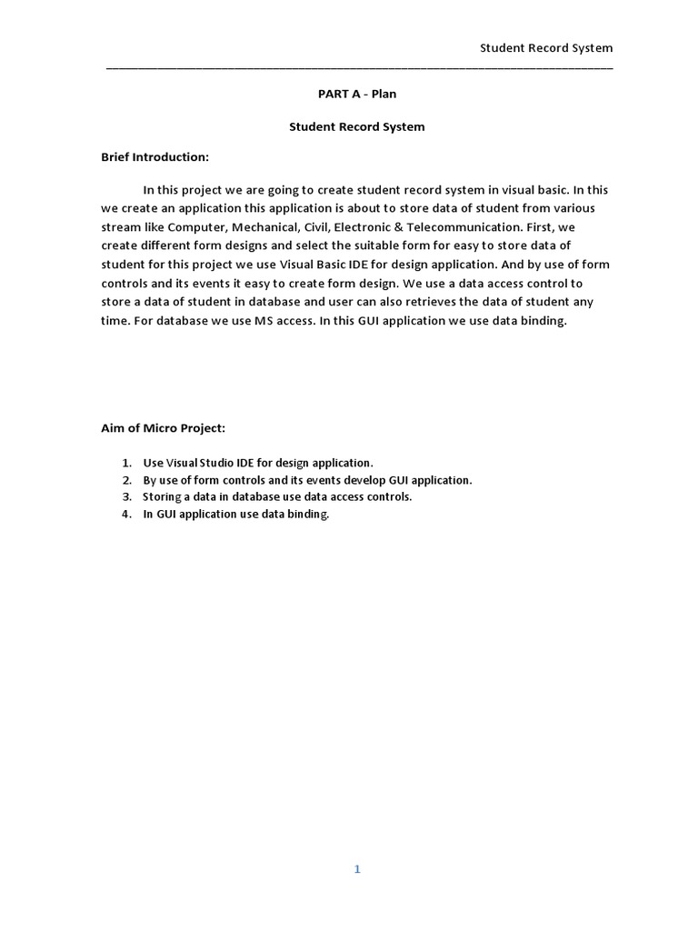 Student Record System in | PDF | Microsoft Visual Studio | Databases