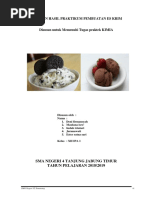 Laporan Praktikum Pembuatan Es Krim Putar | PDF