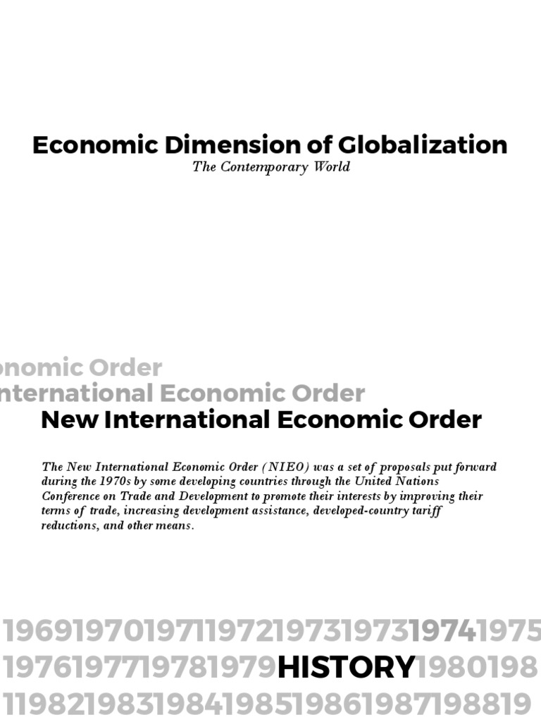 The New Economic Order | PDF | Volatility (Finance) | World Economy